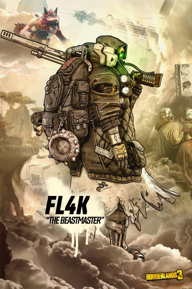 FL4K gets the final character trailer for Borderlands 3