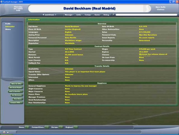 Football Manager 2005 - Gamereactor UK