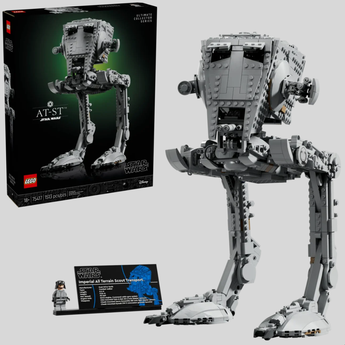 AT‑ST takes the spotlight in latest Lego Star Wars UCS Set - - Gamereactor