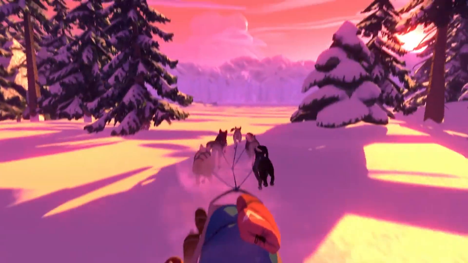 The Red Lantern is an icy adventure about dog sledding