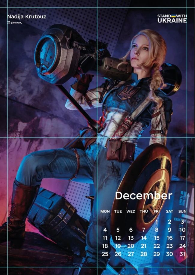 How About A Sexy Cosplay Calendar For Christmas While At The Same Time Supporting Ukraines War