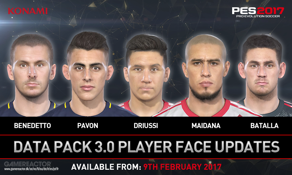 You can now download PES 2017's Data Pack 3.0 - Pro Evolution Soccer ...