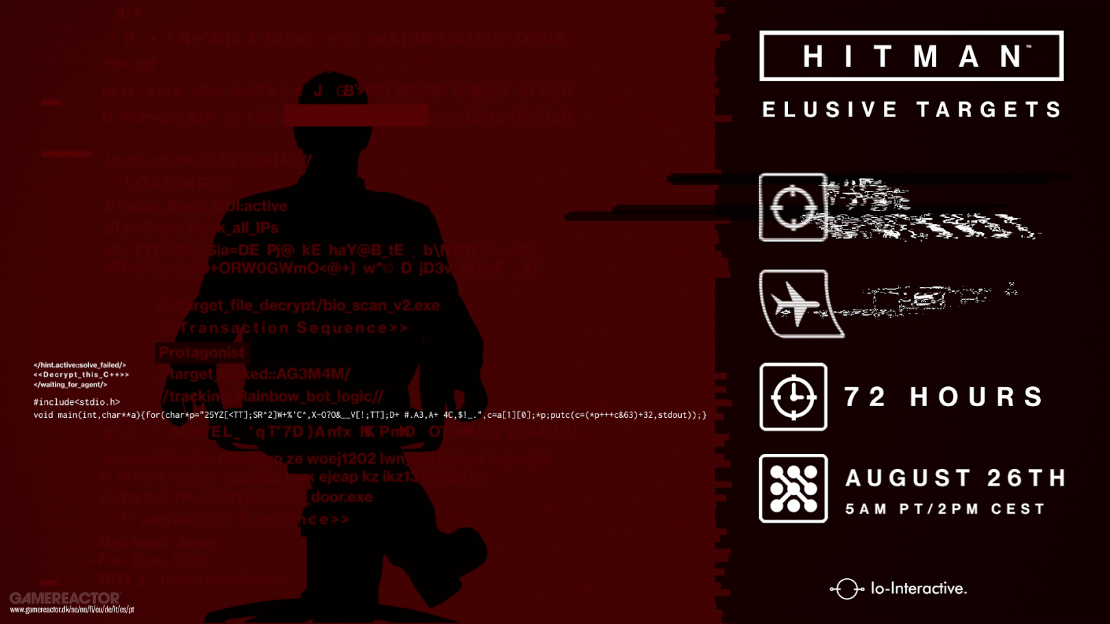 Hitman gets Elusive Target #9 - The Black Hat