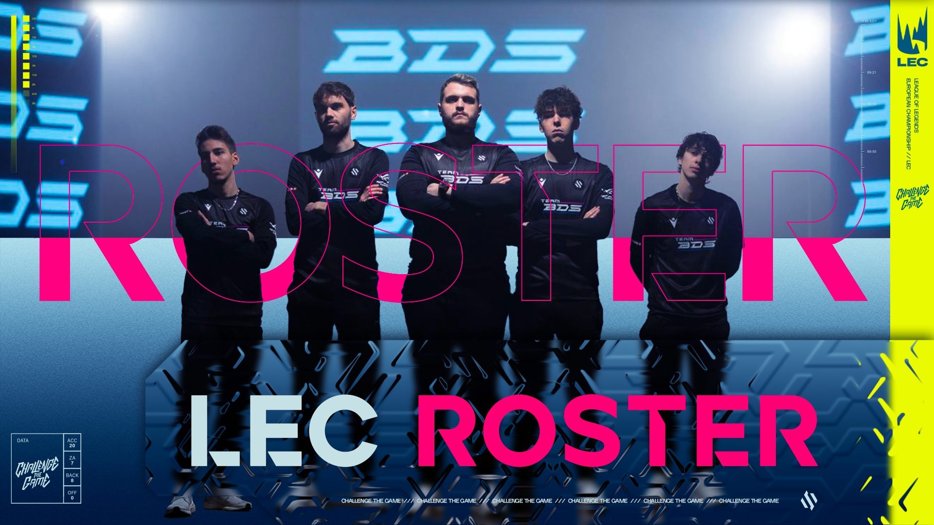 Team BDS reveals its 2022 LEC roster - League of Legends - Gamereactor