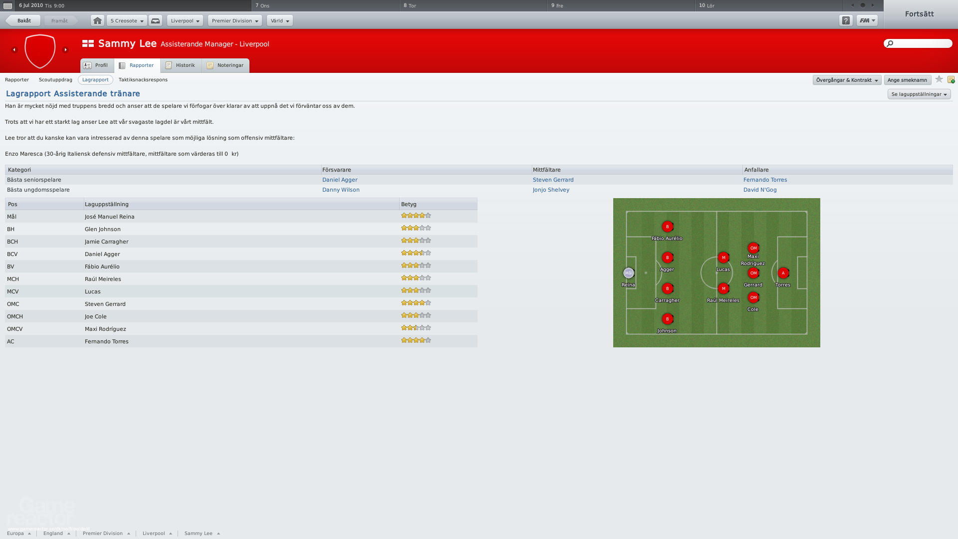 Football Manager 2011 - Gamereactor UK