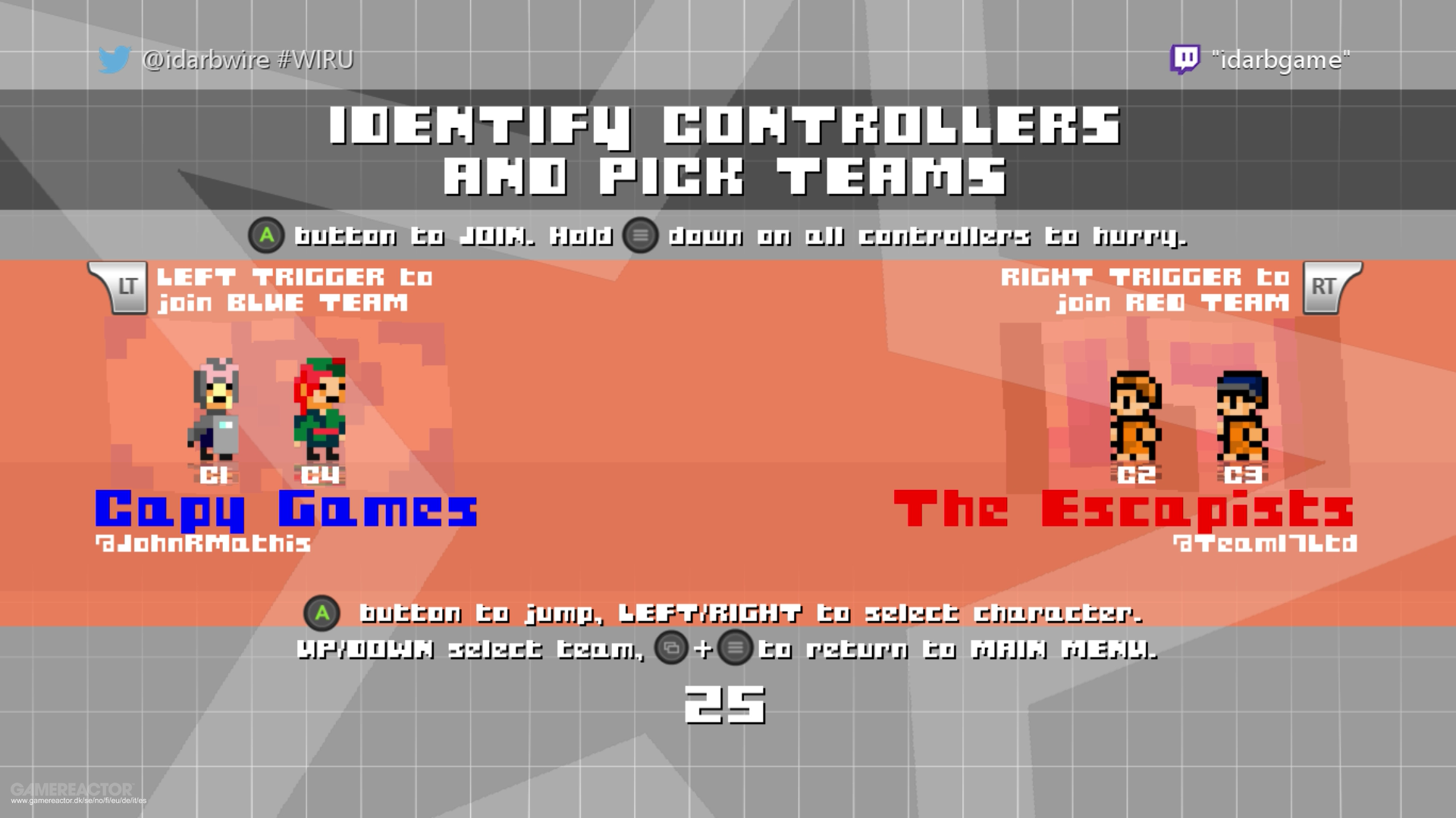 Indie characters join #IDARB