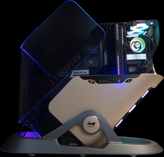 InWin's new case is a masterpiece in glass and metal - - Gamereactor