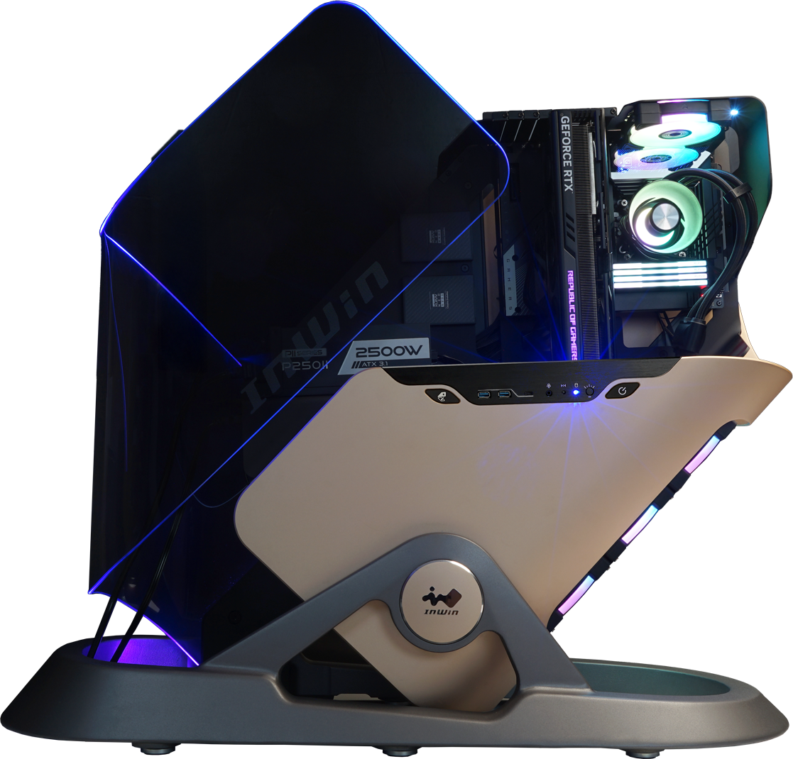 InWin's new case is a masterpiece in glass and metal - - Gamereactor