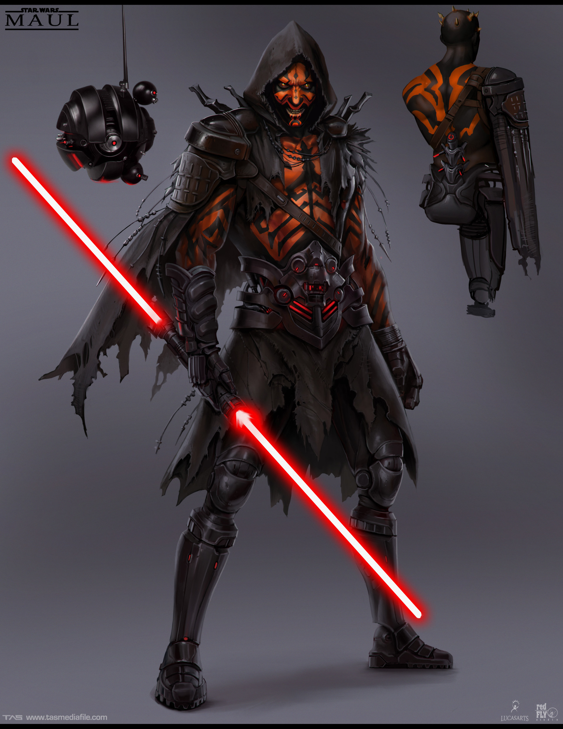 New concept art for Star Wars: Maul released