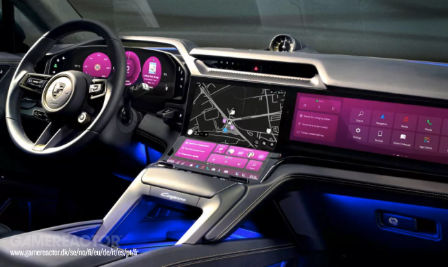 Porsche Cayenne Electric contains all the OLED screens in the world ...