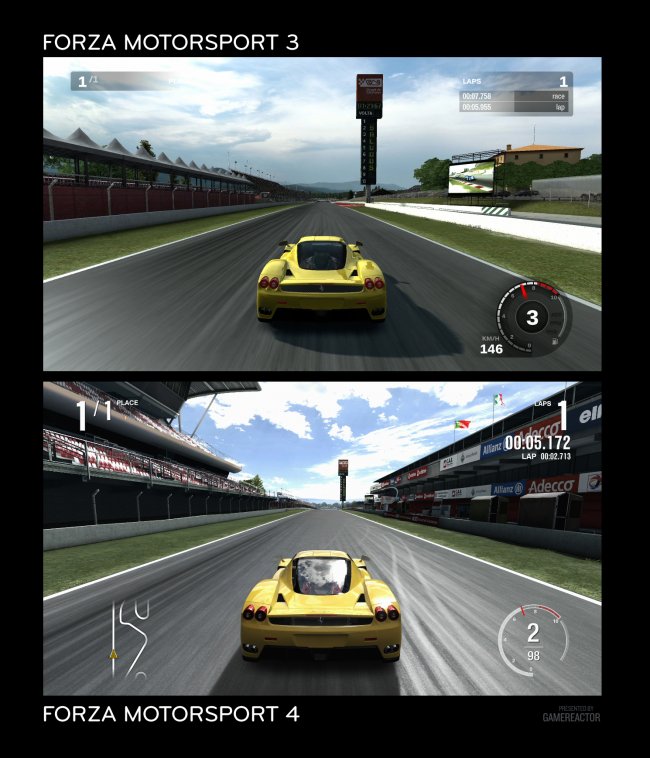 Forza 3 vs Forza 4 - Forza Motorsport 4 - Gamereactor