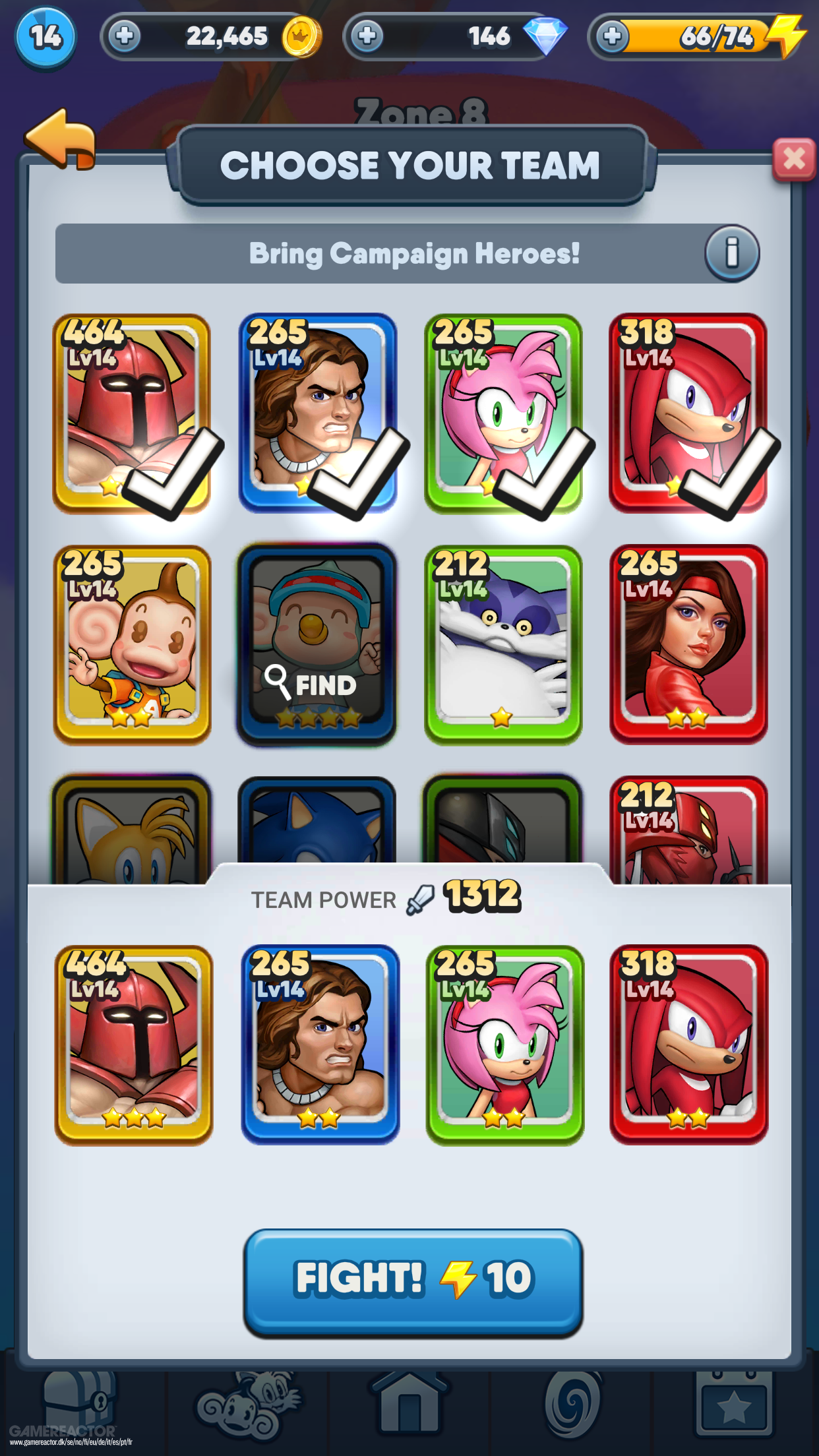 Sega Heroes Review - Gamereactor