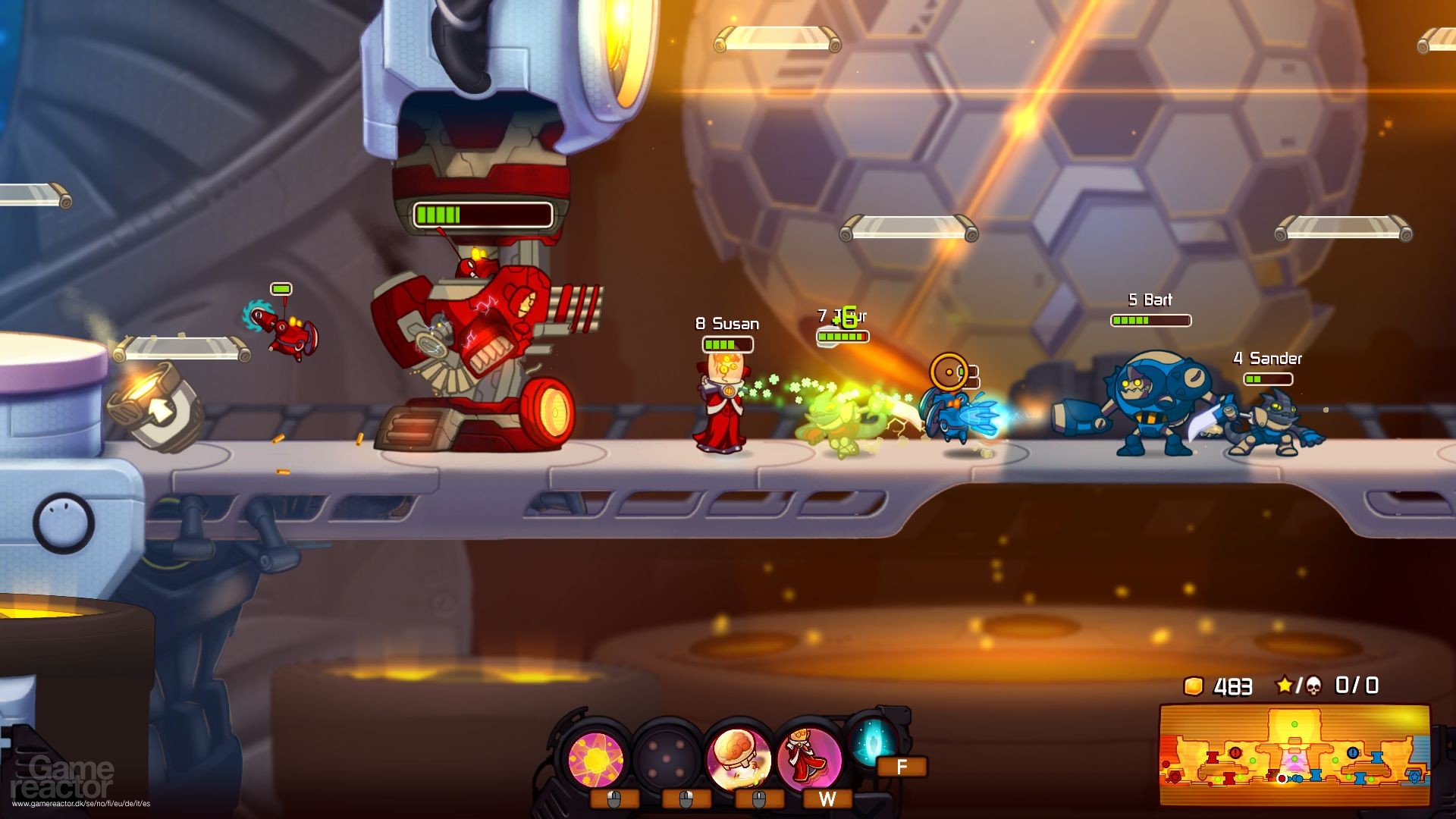 Play Awesomenauts for free on Steam this weekend
