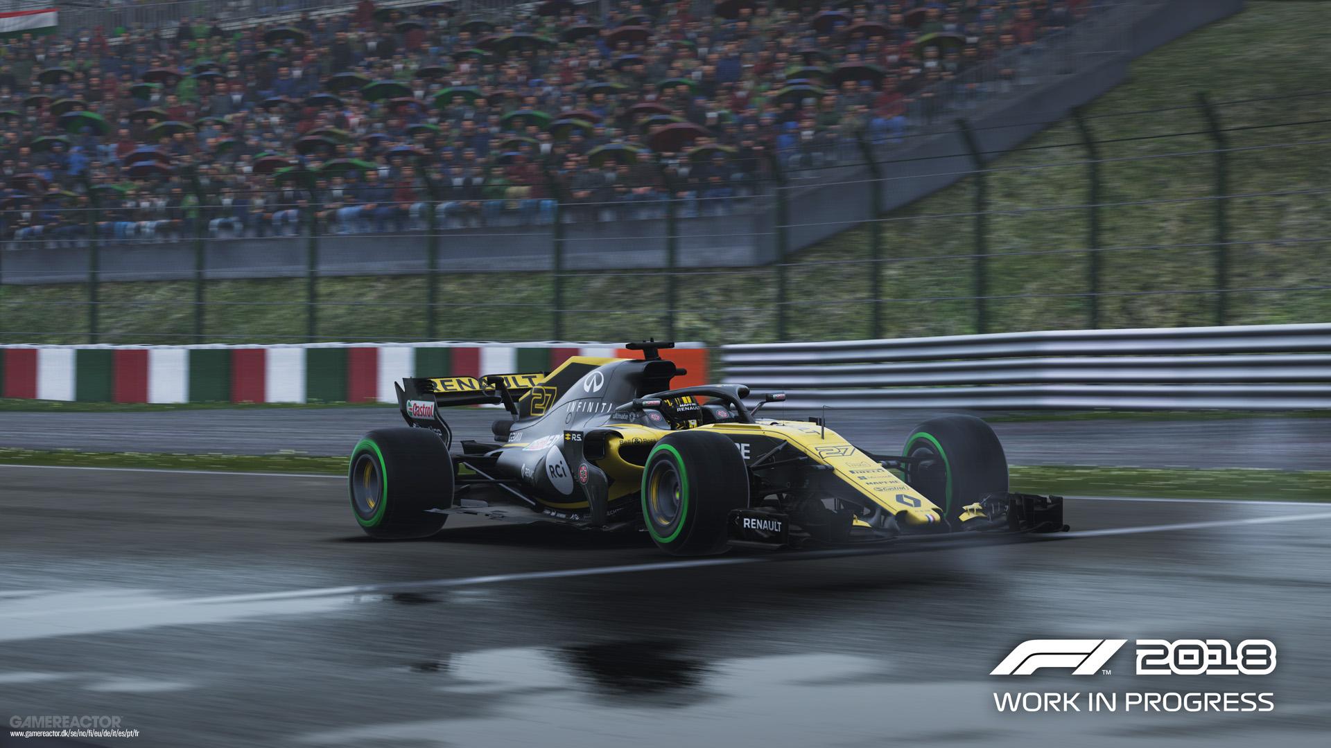 First official full gameplay clip from F1 2018 + new screens
