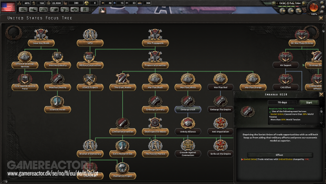 Paradox reveals battle plans and tech trees in Hearts of Iron IV