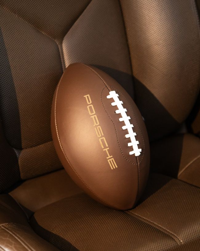 Porsche gets in on the Super Bowl hype by making its own football ...