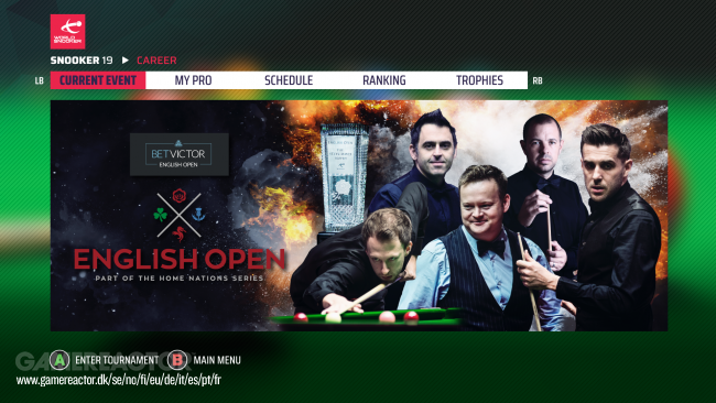 Snooker 19 announced for consoles and PC