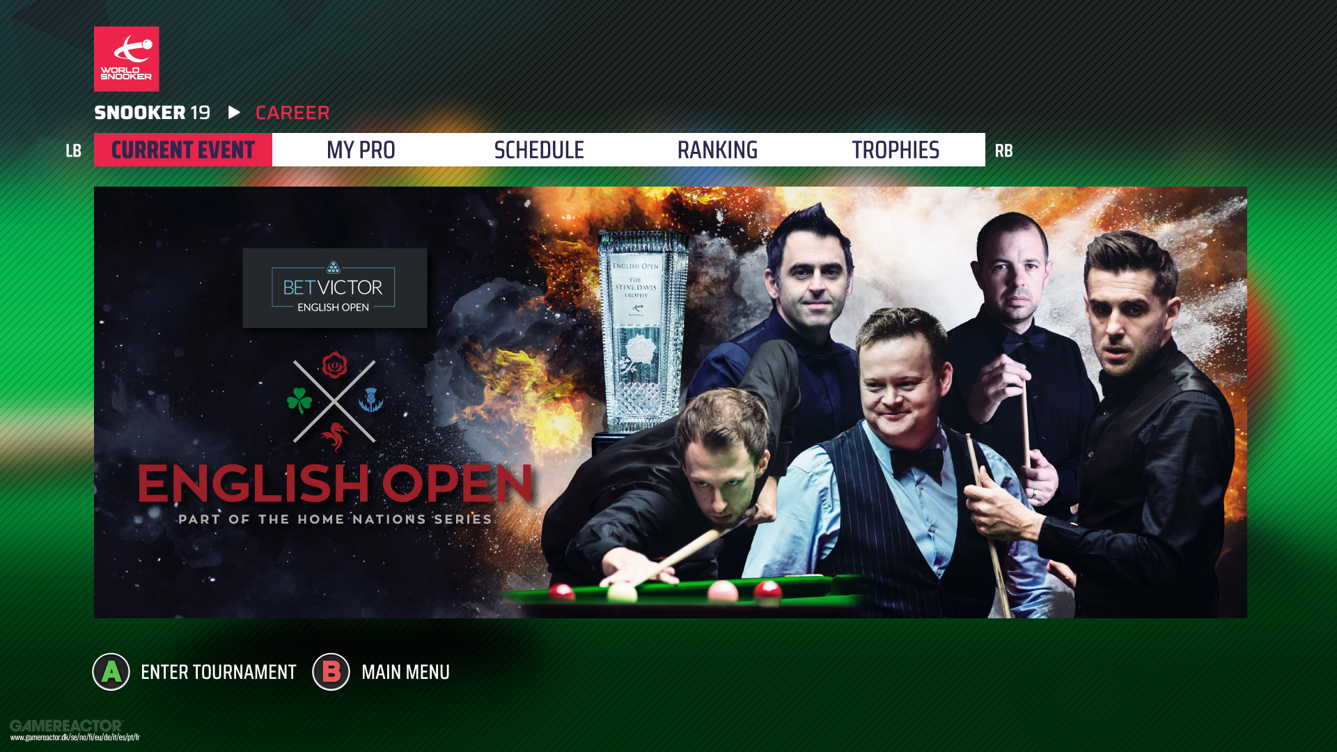 Snooker 19 announced for consoles and PC
