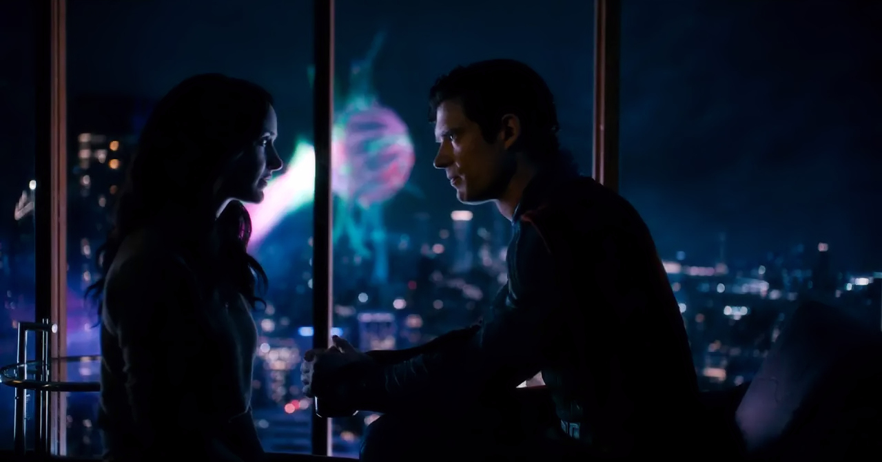 Superman has a "12-minute interview scene" between Lois and Clark