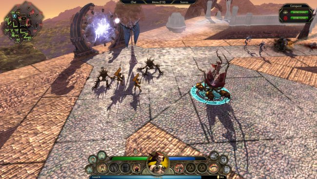 Five screens from Demigod