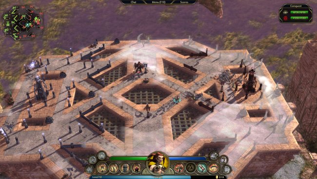 Five screens from Demigod