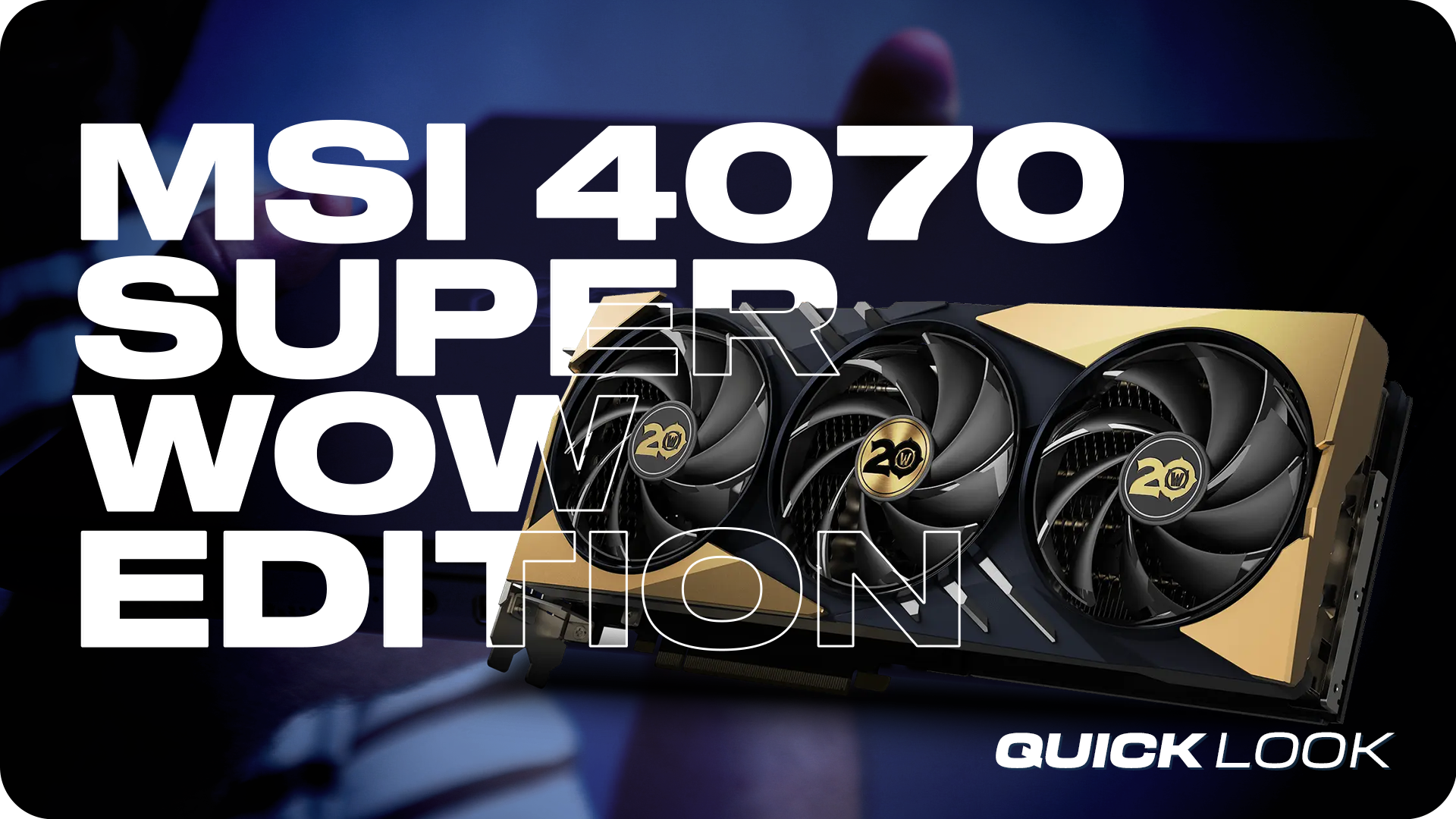 Celebrate 20 years of World of Warcraft with this MSI GeForce RTX 4070 ...