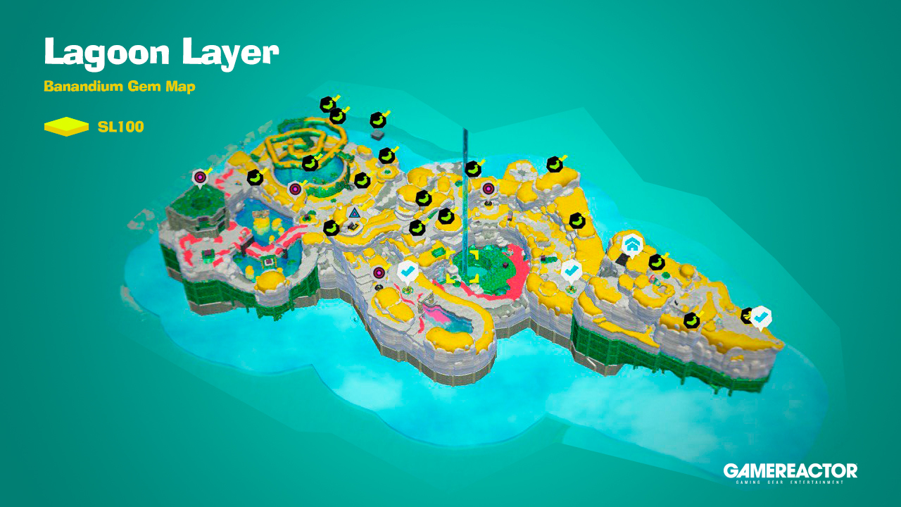 Donkey Kong Bananza: All the bananas in Lagoon Layer