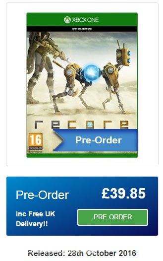 Recore release date leaked, is it coming this October?