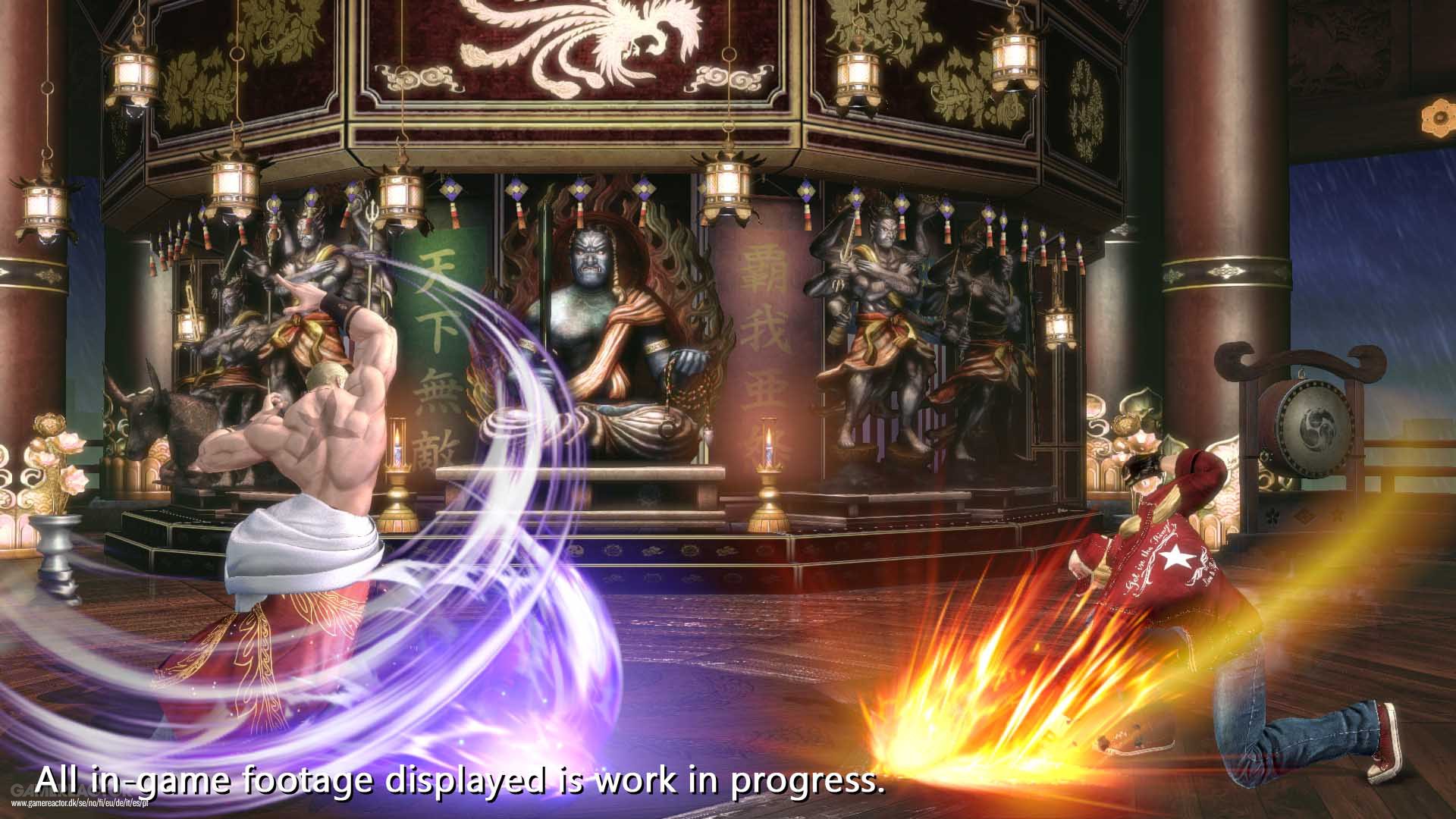 Four new screenshots from King of Fighters XIV