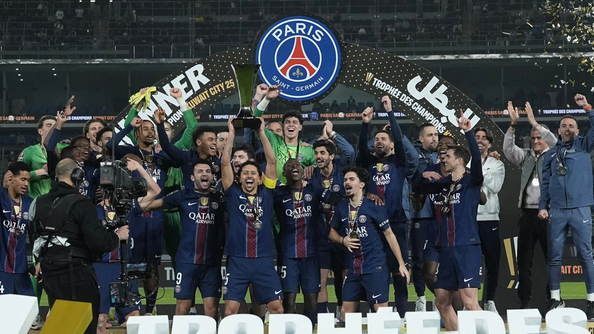 PSG overcomes late scare and wins Trophée des Champions (French Super ...