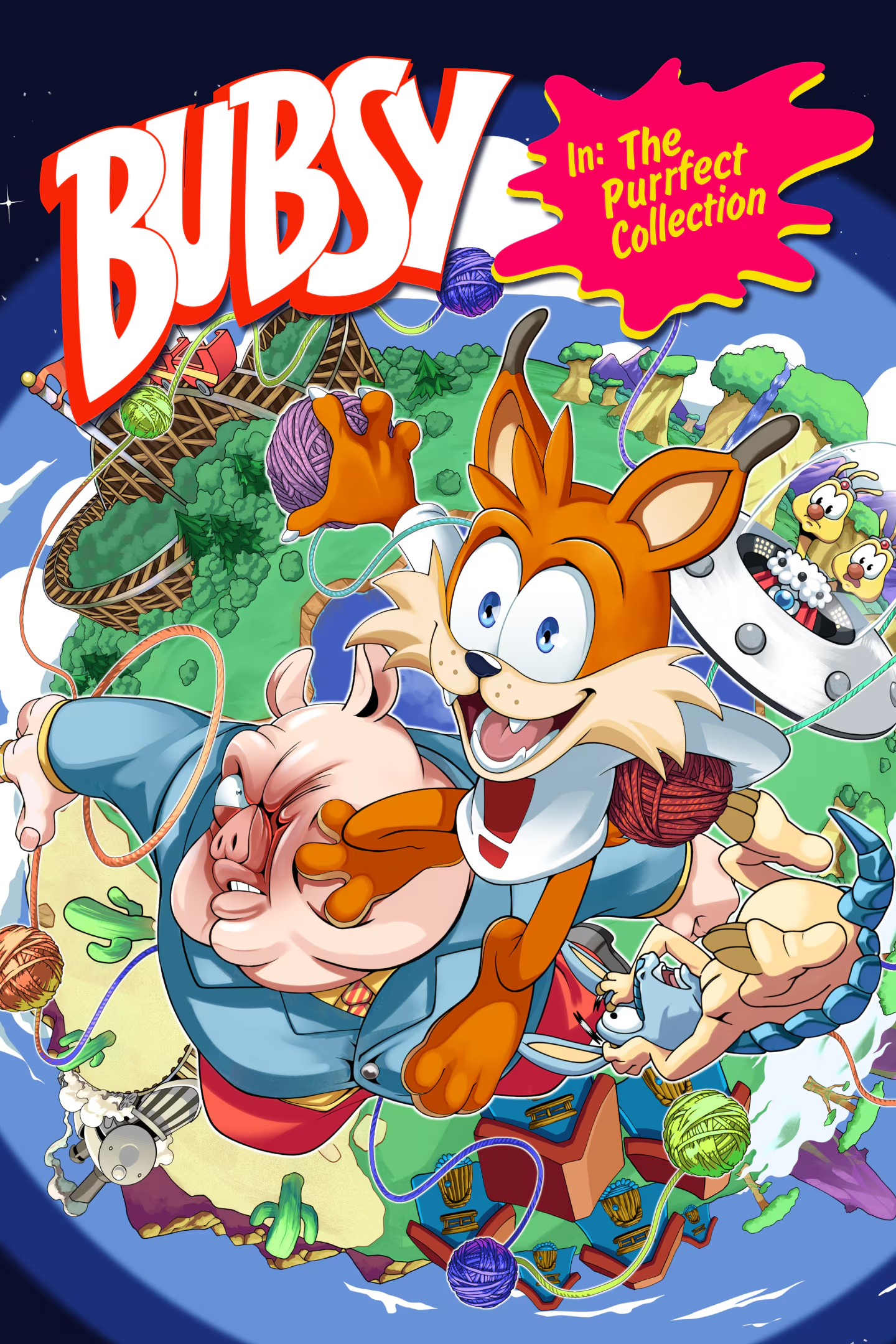 Bubsy in the Purrfect Collection includes four titles across a total of eight versions
