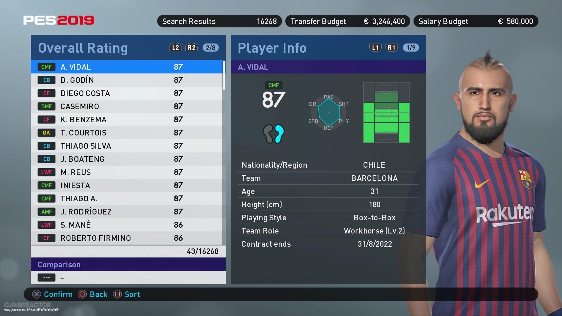 These are the 100 best players in PES 2019 - Pro Evolution Soccer 2019 ...
