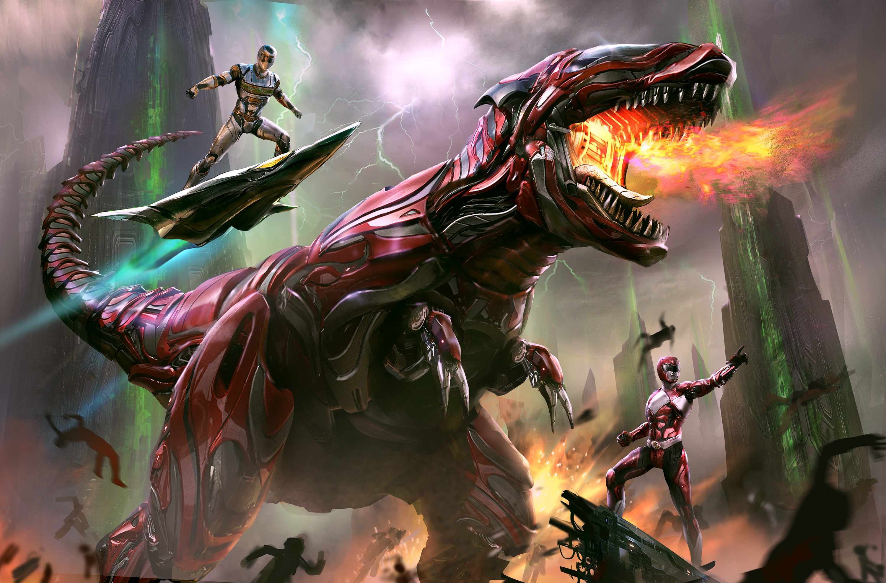 Cancelled Power Rangers game was set to be "Gotham Knights 5yrs before ...