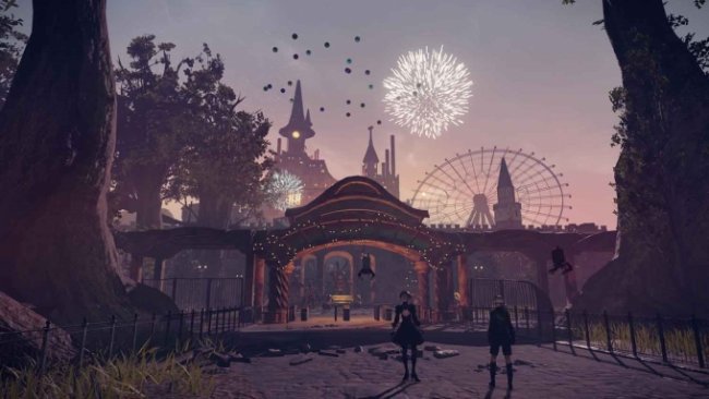 Nier: Automata concept artist talks amusement park level
