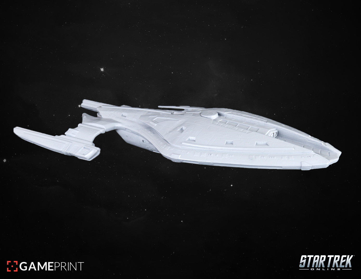 You can make a model out of your Star Trek Online ship