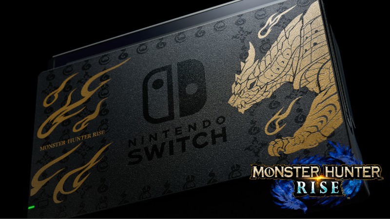 Check out this special Monster Hunter Rise themed Switch