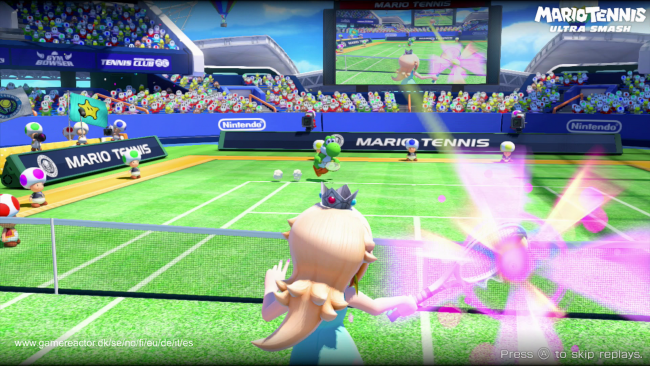 Mario Tennis Ultra Smash - launch gameplay and screens
