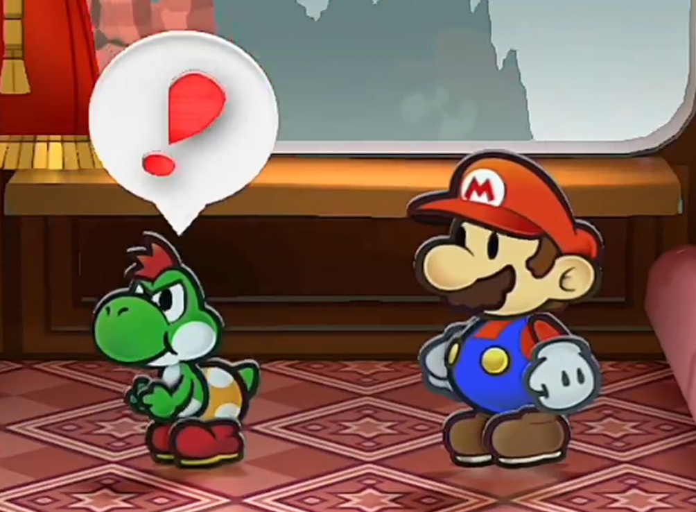 This is what Yoshi looks like in the Paper Mario 2 remake - Paper Mario ...