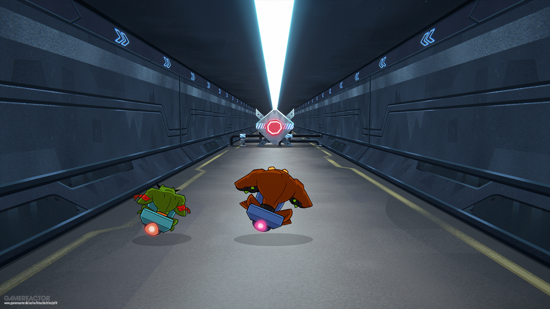 Here are the first screens and a trailer for the new Battletoads