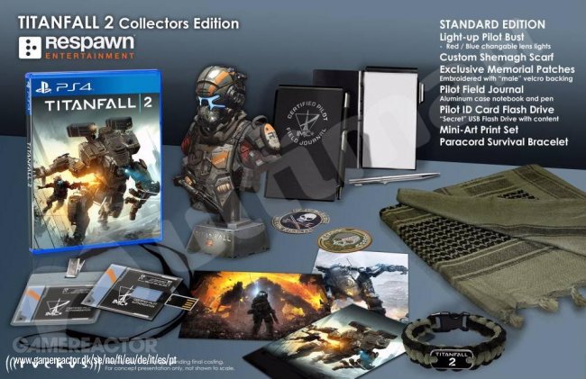 Boxart and Collector's Edition of Titanfall 2 leaked