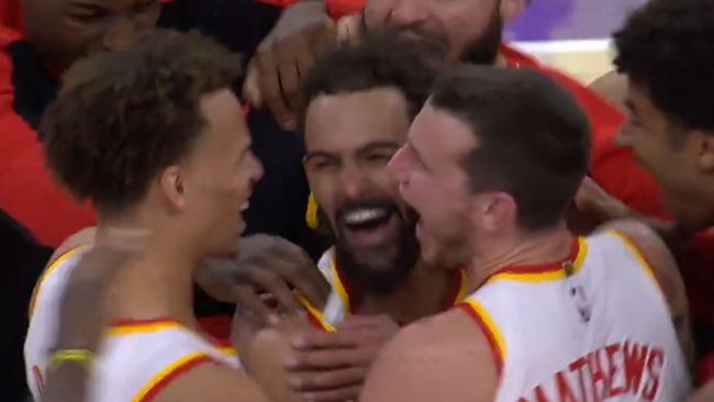 Trae Young scores a game-winning buzzer-beater from the opposite half ...