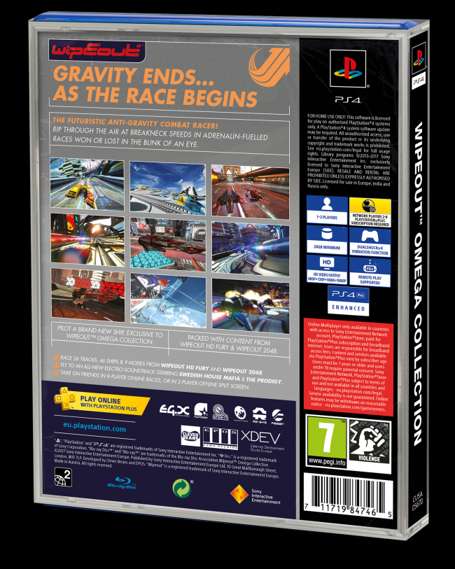 Wipeout Omega Collection getting a classic sleeve