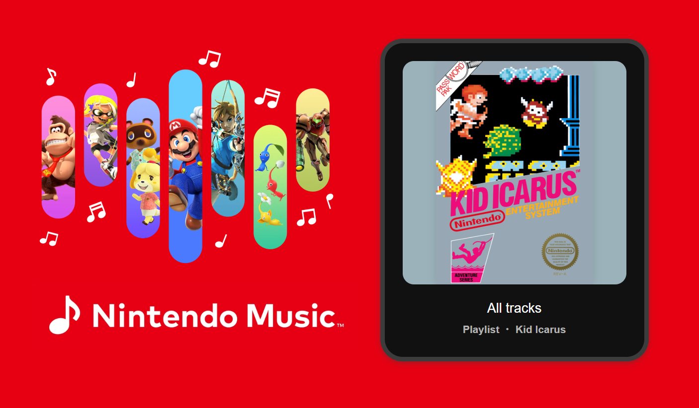 The marvellous soundtrack from Kid Icarus has been added to Nintendo ...