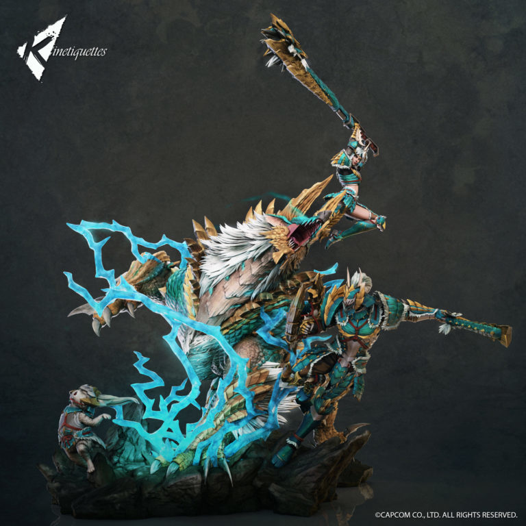 Check out this awesome Monster Hunter statue