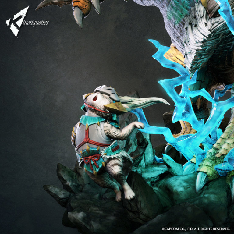 Check out this awesome Monster Hunter statue