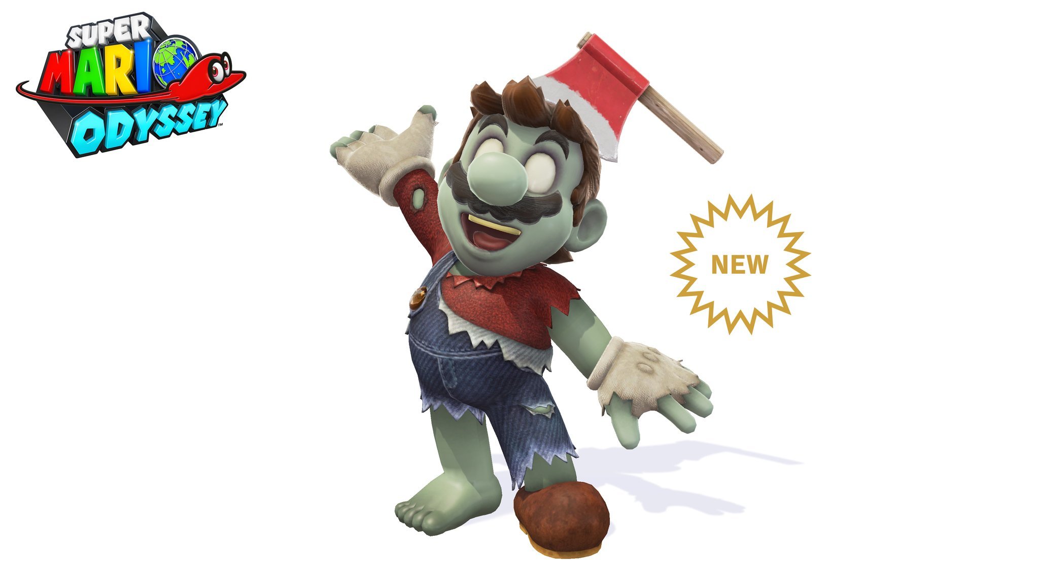 Turn Mario into a zombie with new Super Mario Odyssey skin
