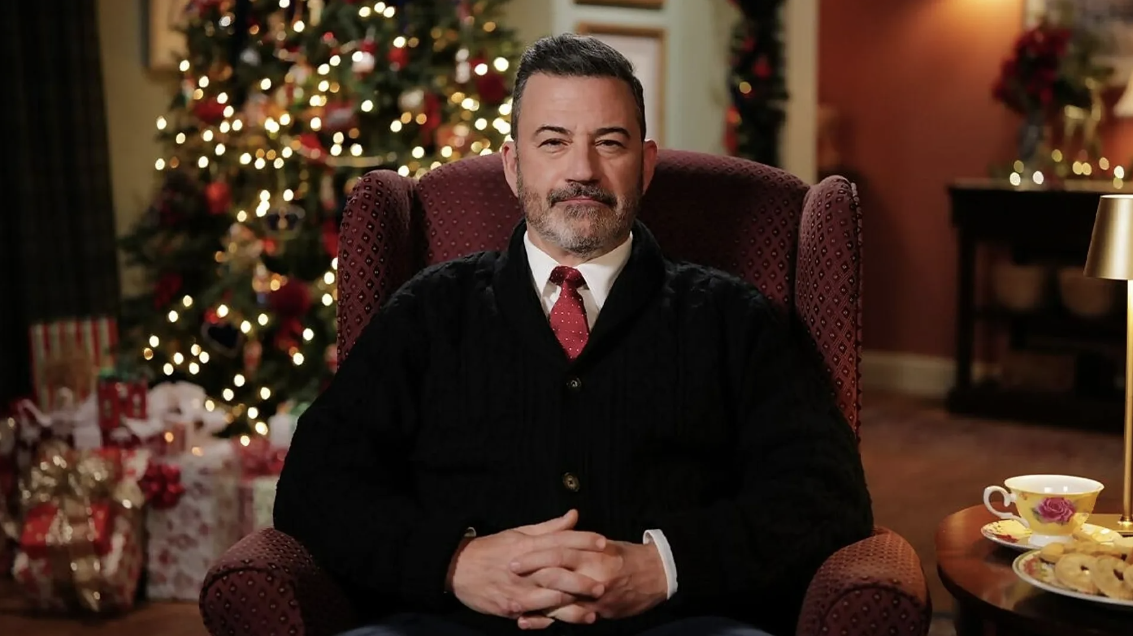 Jimmy Kimmel issues warning on fascism and Trump during Christmas ...