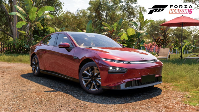 Forza Horizon 5 just got an all-new electric sedan