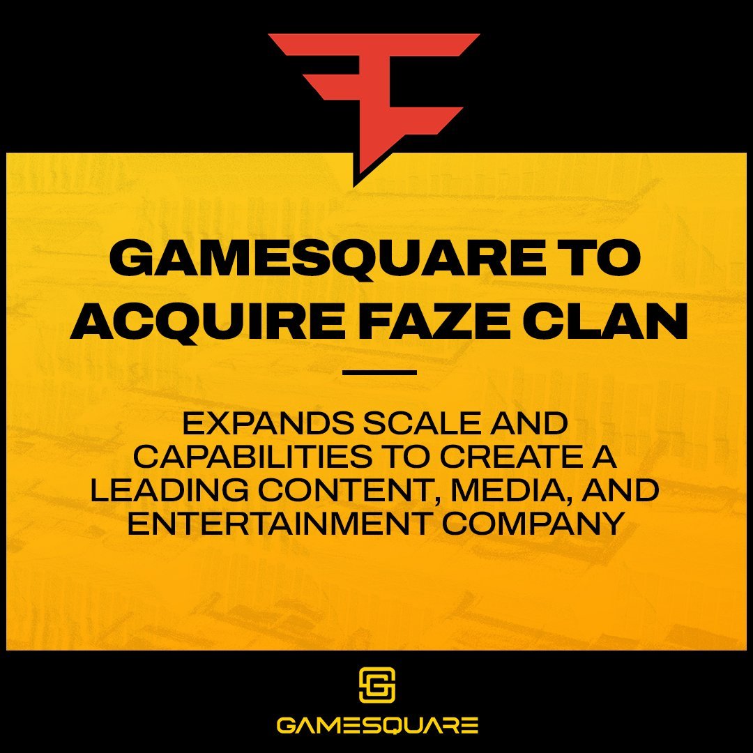 GameSquare is acquiring FaZe Clan - - Gamereactor