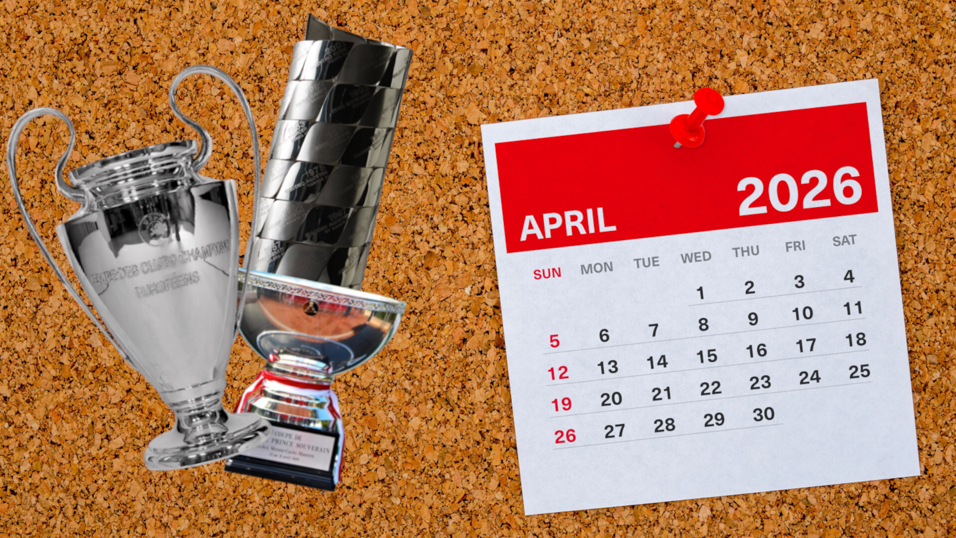 Major sporting events in April 2026: Champions League, MotoGP, tennis ...